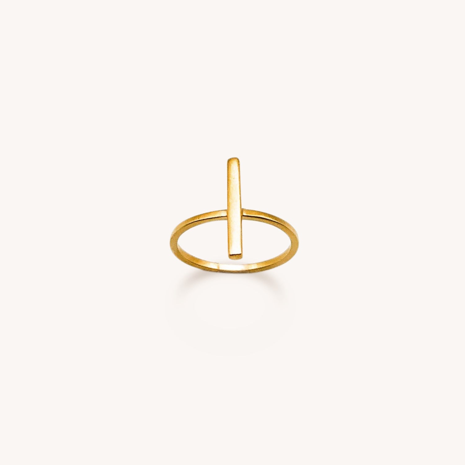 Solo Bar Ring – Naut & Chain