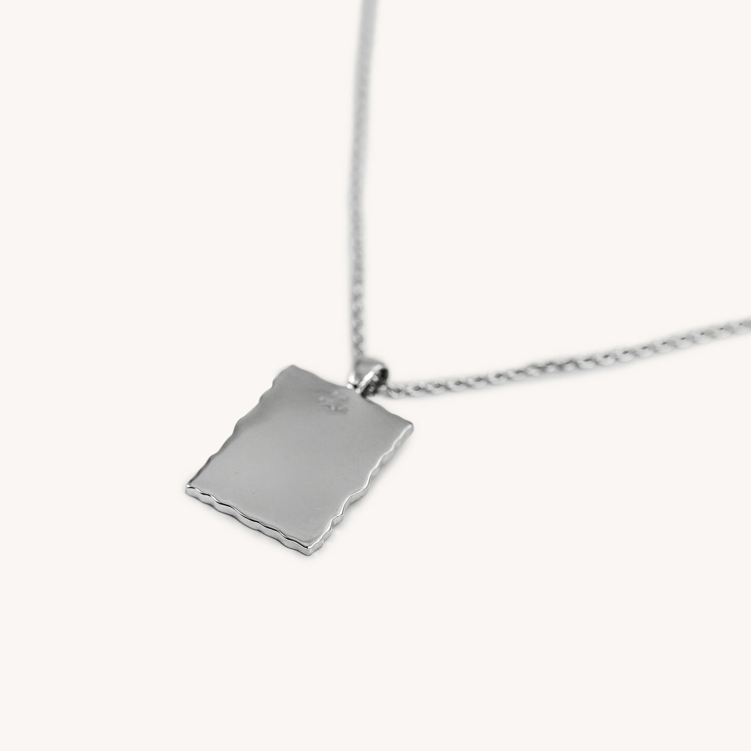 Ocean Wave Tag Necklace – Naut & Chain