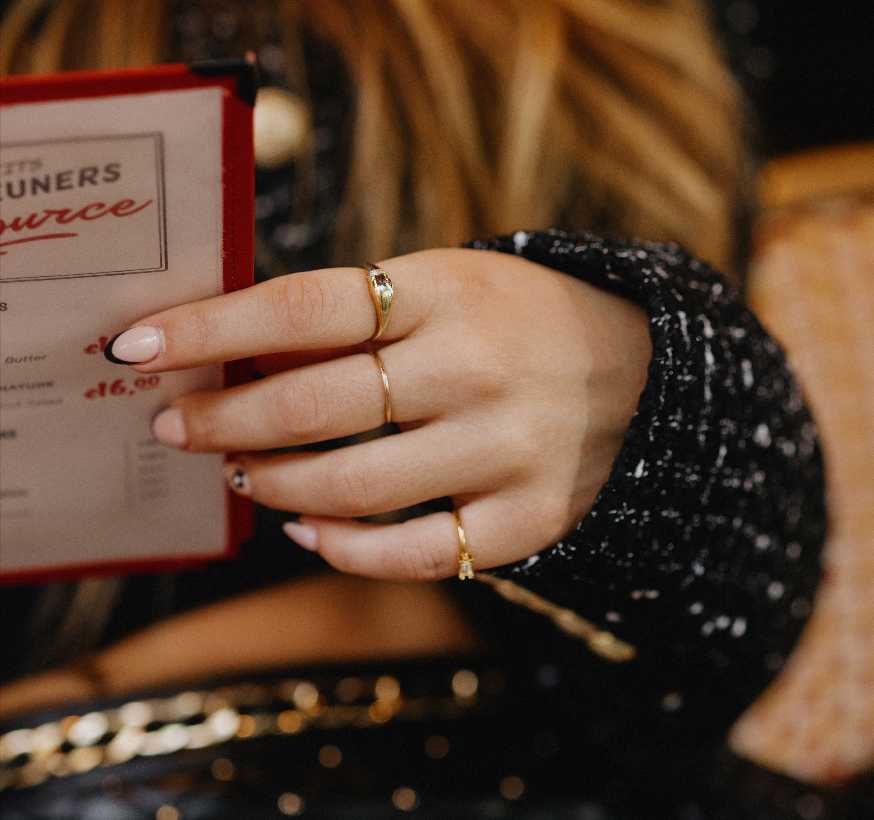 Stacking Ring Band – Naut & Chain